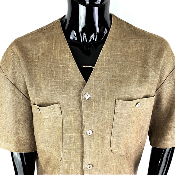 Gochu | Shirts | Vtg 7s Gochu Linen Shirt | Poshmark